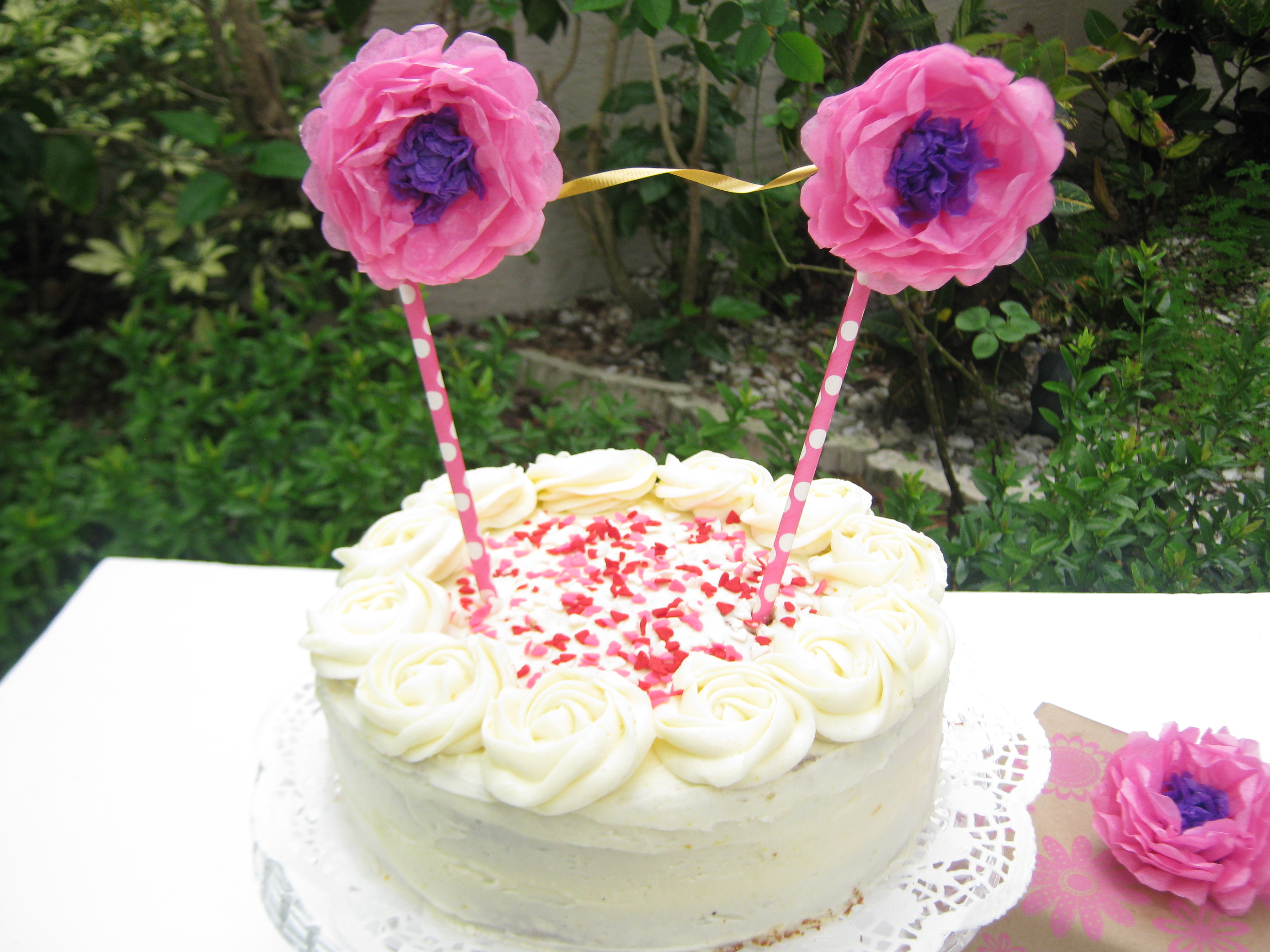 Floral Cake Topper – beyond coffee cake